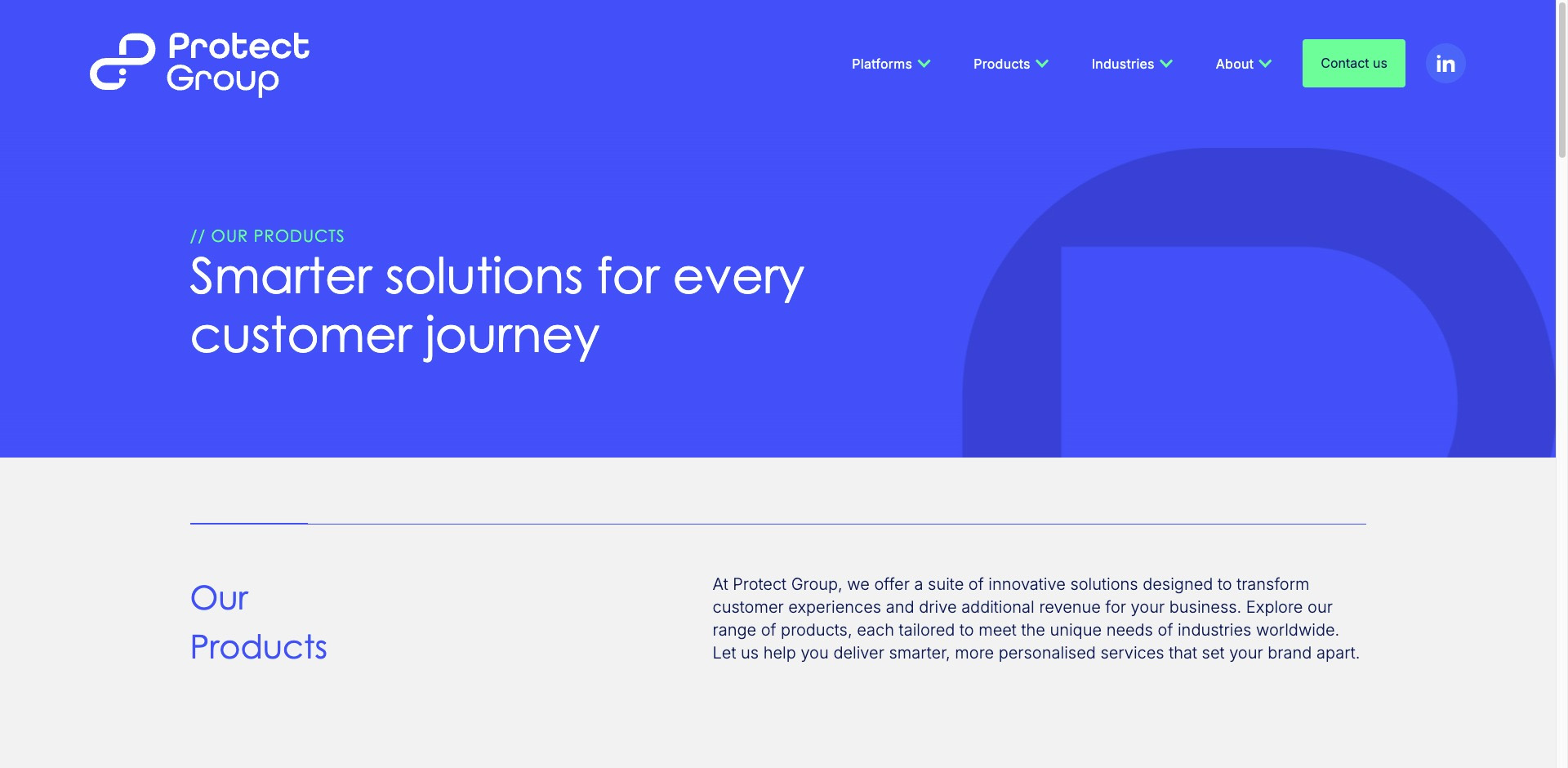 Nuestros productos complementarios y de protección contra reembolsos | Protect Group
